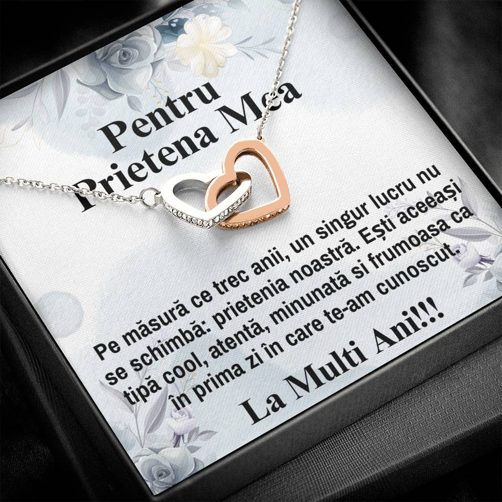 Cadou Pentru Prietena Mea - Colier Inimi Pereche – Emotiv